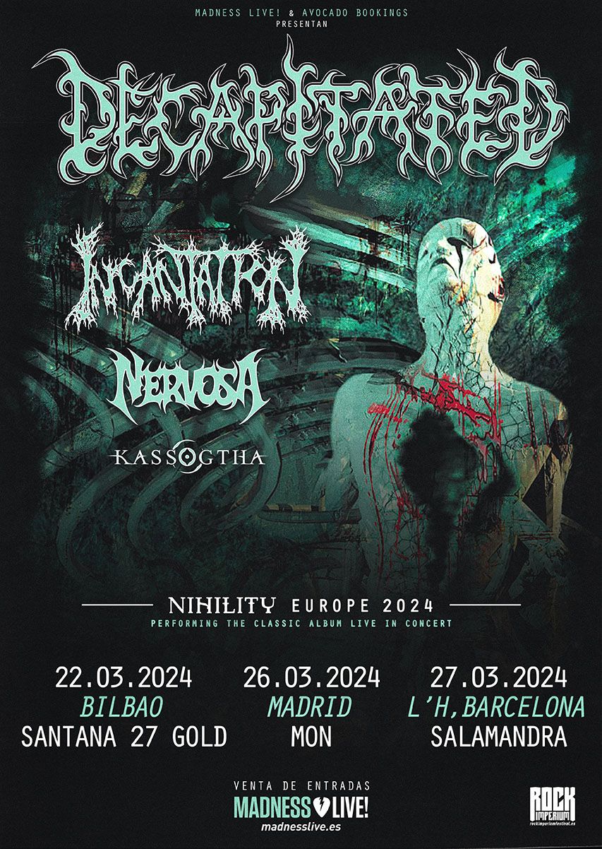 Nihility European Tour Se Dispone A Dinamitar 2024 Con Decapitated A La Cabeza - Madness Live!